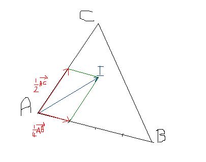 barycentres et fonctions, exercice de barycentres - 120109