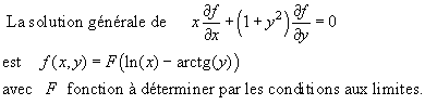 dérivées partielles avec changement de variables (suite) : exercice de ...