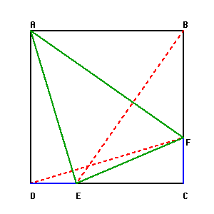 géometrie du triangle : exercice de mathématiques de seconde - 130163
