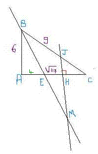 Géometrie (triangle rectangle), exercice de géométrie - 179079