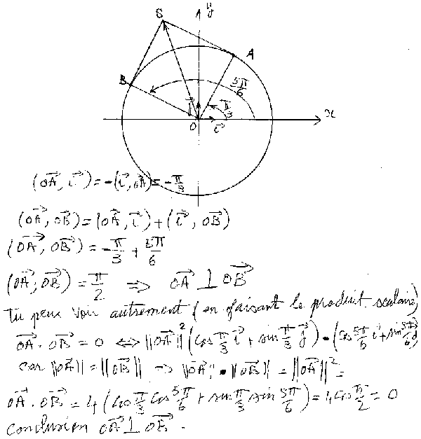coordonnées polaires et cartésiennes., exercice de trigonométrie et ... coordonnées polaires et cartésiennes., exercice de trigonométrie et ...