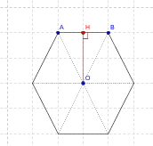 Pyramide à base hexagonale : exercice de mathématiques de quatrième ...
