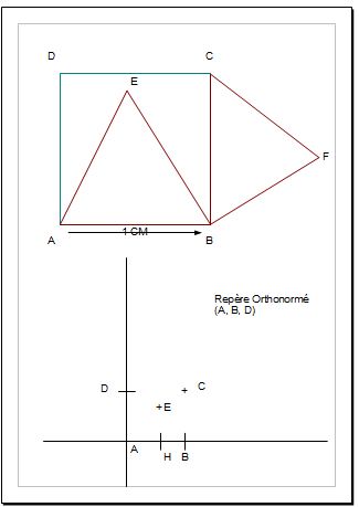 Dm de maths exercices sur alignement des points, exercice de repérage ...