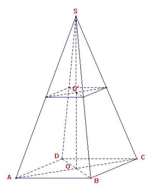 D.M de Maths, pyramide : exercice de mathématiques de troisième - 401198