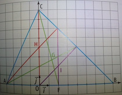 La droite d'Euler (vecteur) : exercice de mathématiques de seconde - 415463