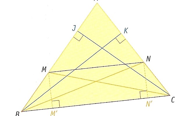 demonstration d'euclide du théoréme de thalès dans un triangle ...