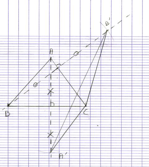 Construire Un Triangle Forum Mathématiques Sixième Symétrie Axiale