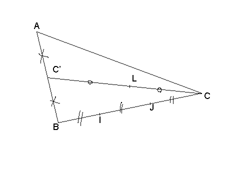 Démontrer que des points sont alignés dans un triangle. - forum ...