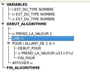 écrire un algorithme - Forum mathématiques terminale algorithmique ...