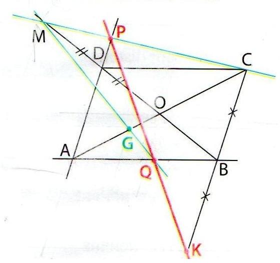 Vecteurs colinéaires et alignement., exercice de vecteurs - 451854