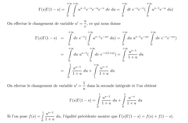 intégrale : exercice de mathématiques de Licence Maths 1e ann - 453908