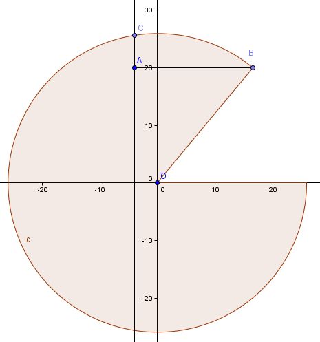 cercle - calcul de rayon connaissant la partie d'une corde : exercice ...