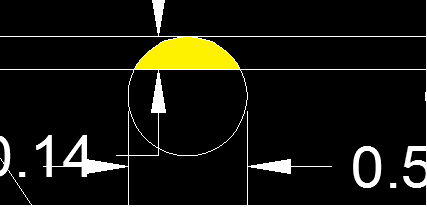 surface d'une partie d'un disque : exercice de mathématiques de école ...