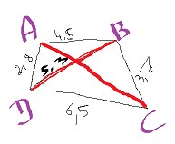 trapèze abcd : exercice de mathématiques de troisième - 501383