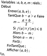 Resolution approchée d'une équation par dichotomie - Forum ...