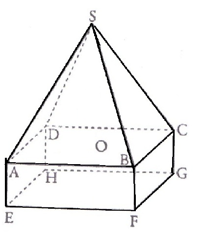 La pyramide , exercice de Géométrie dans l'espace : pyramide, cône et ...