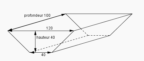 Prismes et trapeze, exercice de prismes et cylindres - 538094