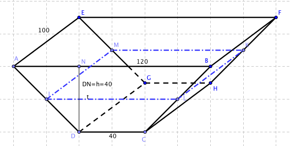 Prismes et trapeze, exercice de prismes et cylindres - 538094