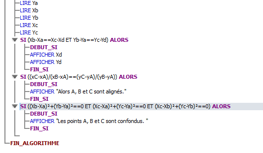 DM algorithme - Forum mathématiques seconde algorithmique et programmation (thème transversal ...