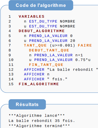 Les suites en algorithmique - Forum mathématiques terminale ...