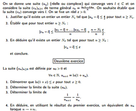 Expliciter une suite : exercice de mathématiques de maths spé - 563983