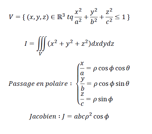 Intégrale triple ellipsoide - forum mathématiques - 606992