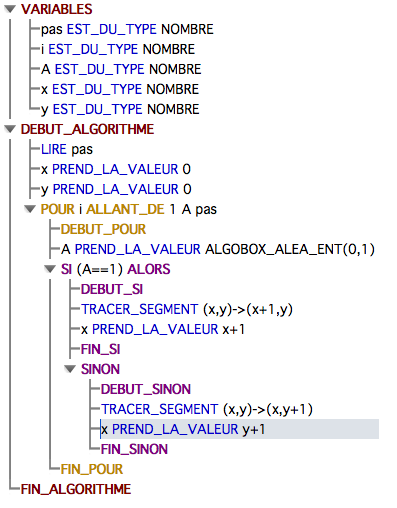 Algorithme probabilités marche aléatoire : exercice de mathématiques de ...