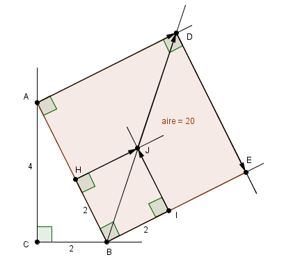 Construction d'un carré - Forum mathématiques quatrième triangle ...