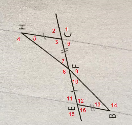 Devoir maison triangles : exercice de mathématiques de quatrième - 777913