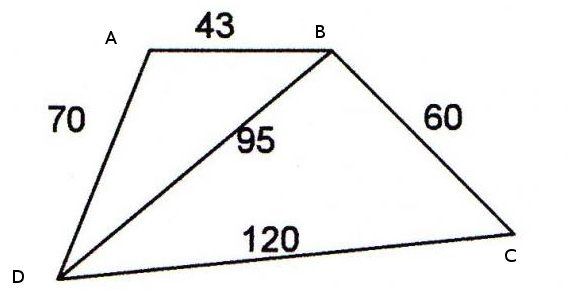 cas concrets triangles quelconques : exercice de mathématiques de ...