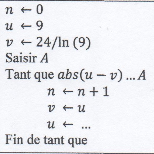 Suites ... - Forum mathématiques terminale Suites - 785425 - 785425