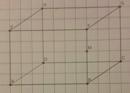 Maths pavé droit , exercice de géométrie - 827089