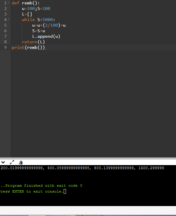 DM SUR PYTHON - MATHS 1ère - forum mathématiques - 830507
