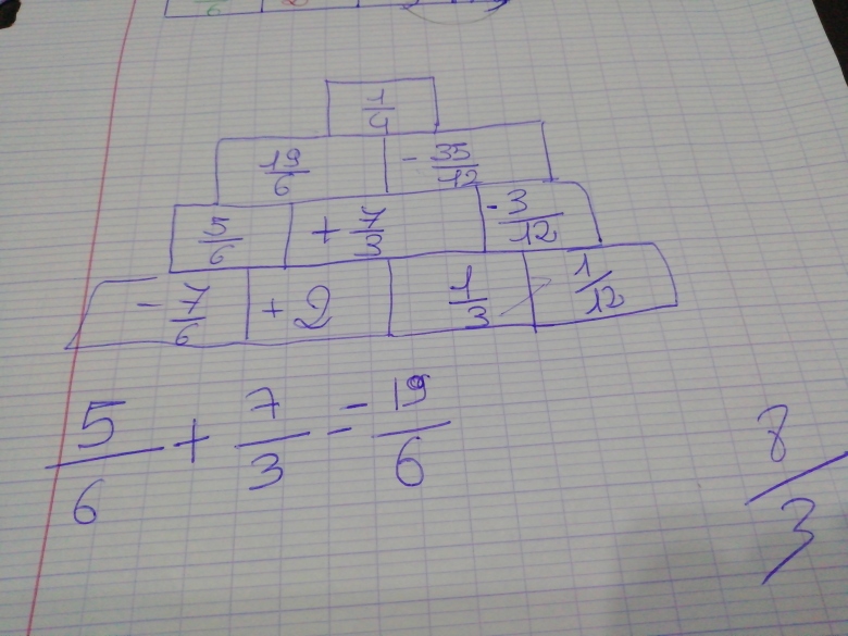 Pyramid fraction : exercice de mathématiques de quatrième - 835883 - Page 2
